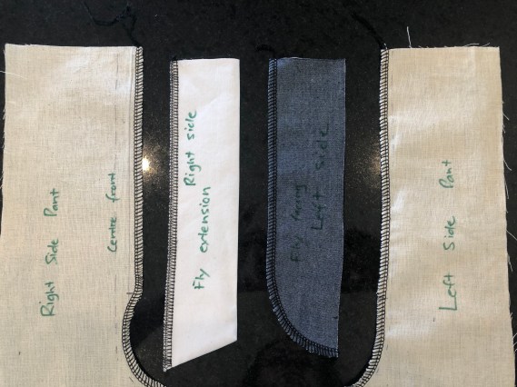 my favourite fly zip insertion method – following a pattern