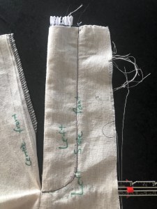 my favourite fly zip insertion method – following a pattern